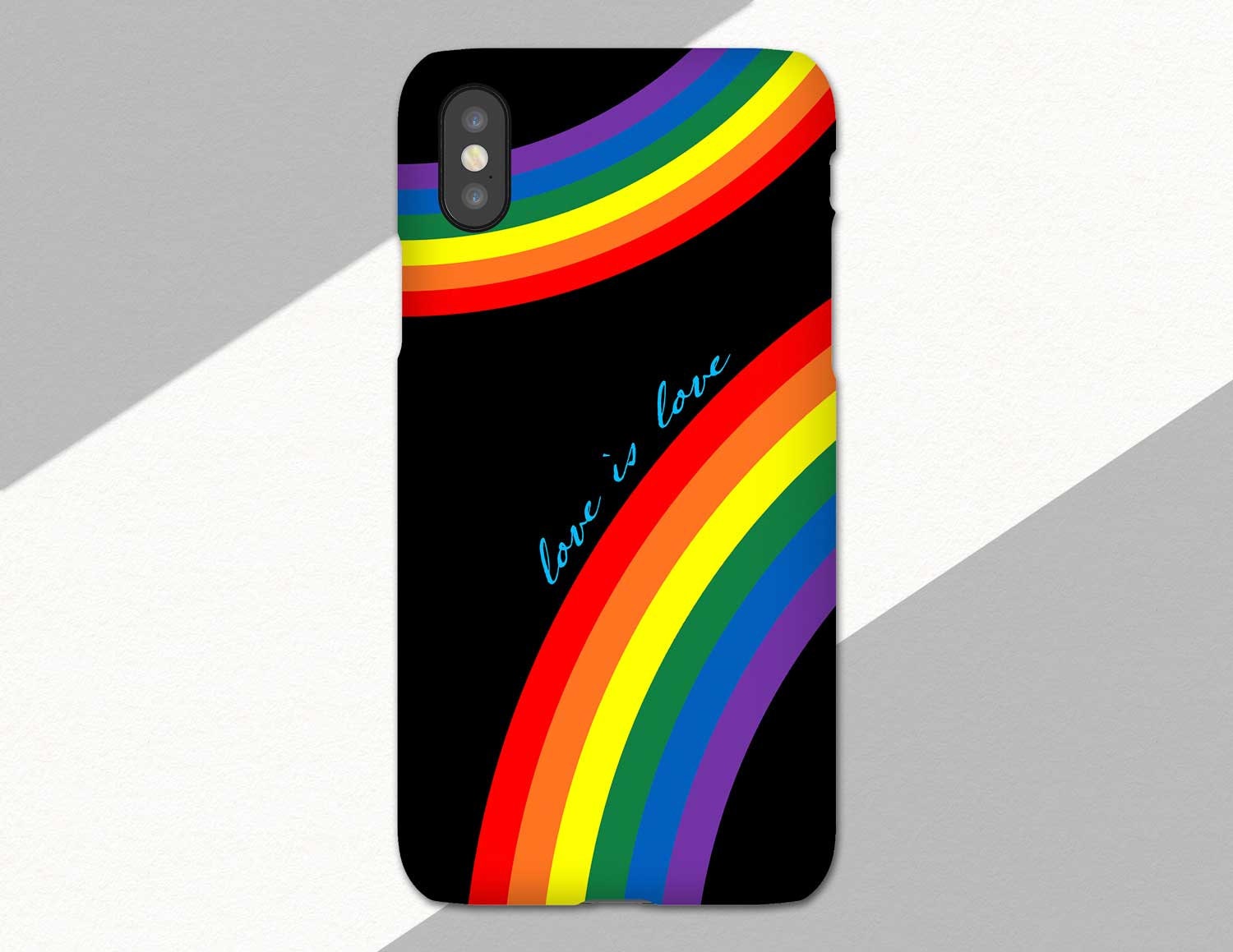 LGBTQ Pride Phone Case Gay Pride Rainbow iPhone XS Max Xr 10 X | Etsy