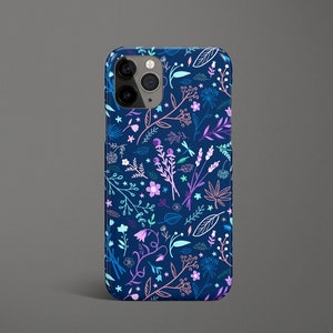 Blue Floral Aesthetic Samsung Galaxy S10 Plus Case With Flowers Galaxy ...