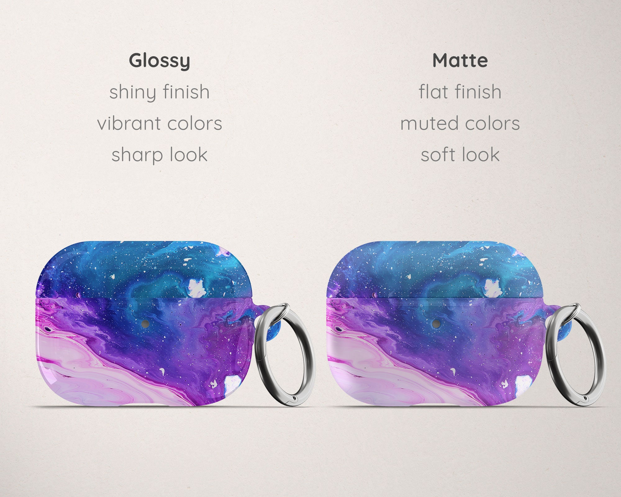 Pink Purple Paint Splatter Airpod Case for Airpods Pro Hard | Etsy