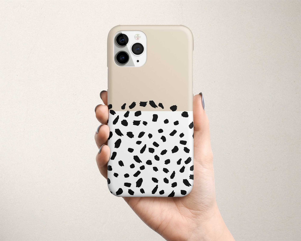 Abstract Spots Print iPhone SE 2020 Case Beige Nude iPhone 8 | Etsy