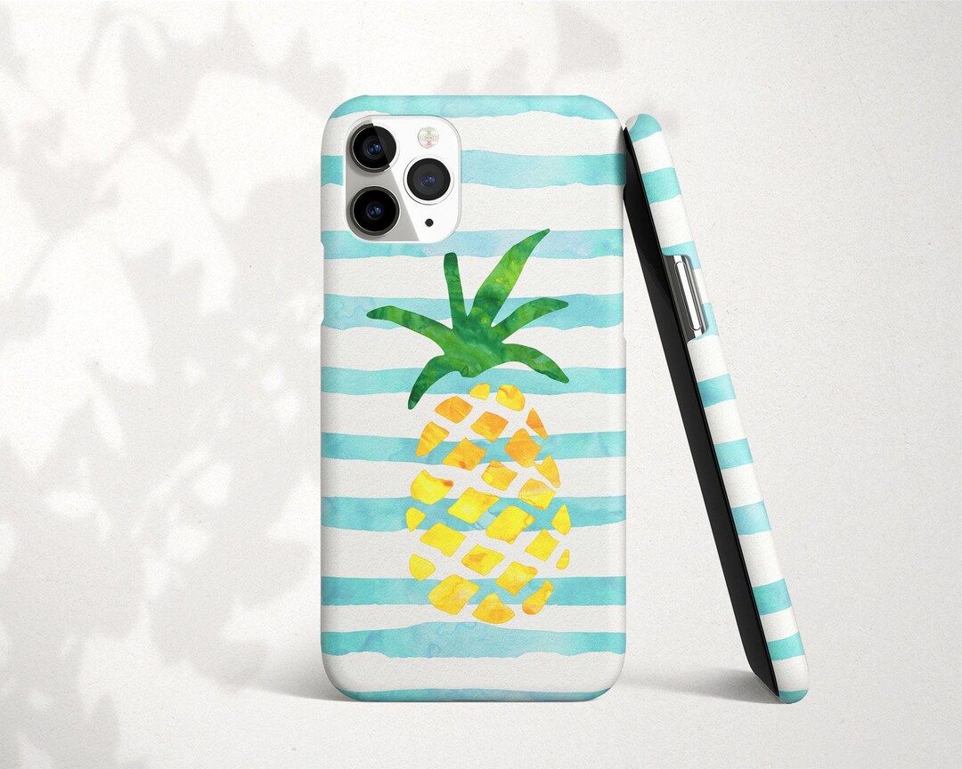 Pineapple iPhone Case, Tropical iPhone Case, iPhone 6 Case Striped ...