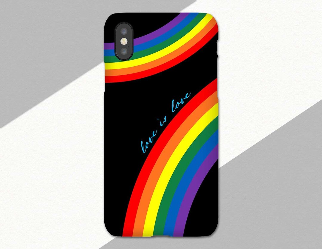 LGBTQ Pride Phone Case Gay Pride Rainbow iPhone XS Max Xr 10 X 8 Plus 7 ...