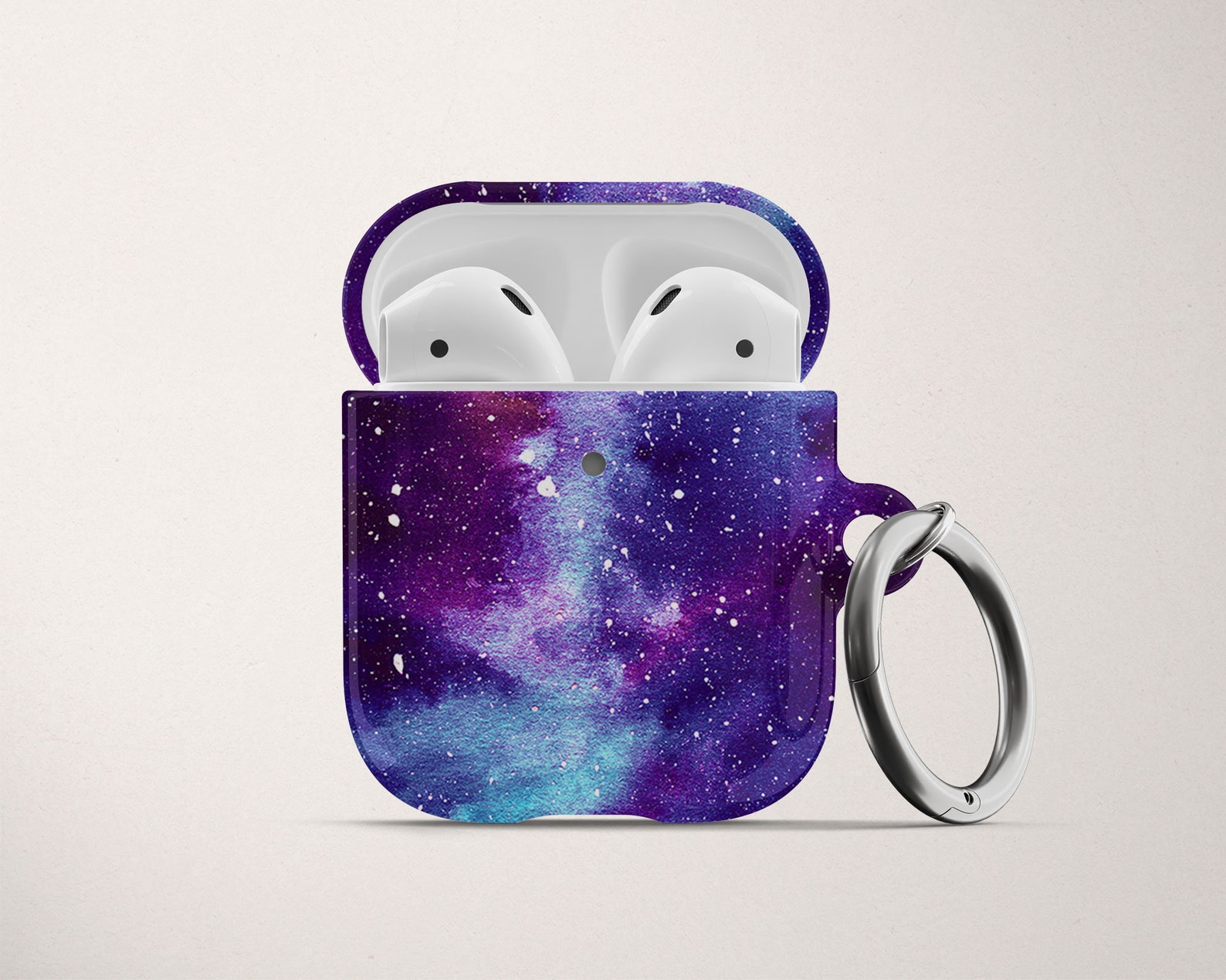 Purple Outer Space Airpod Case for Airpods Pro Hard Cover With | Etsy