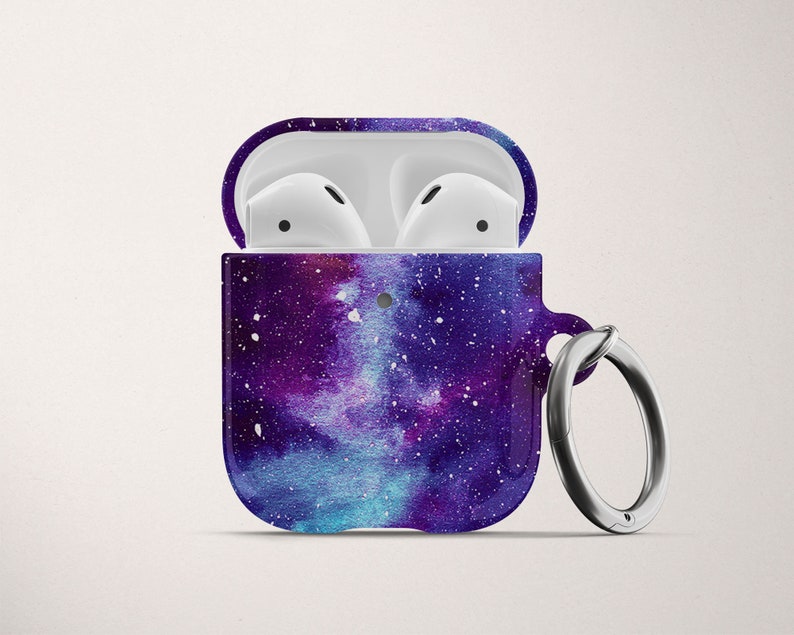 Purple Outer Space Airpod Case for Airpods Pro Hard Cover With | Etsy
