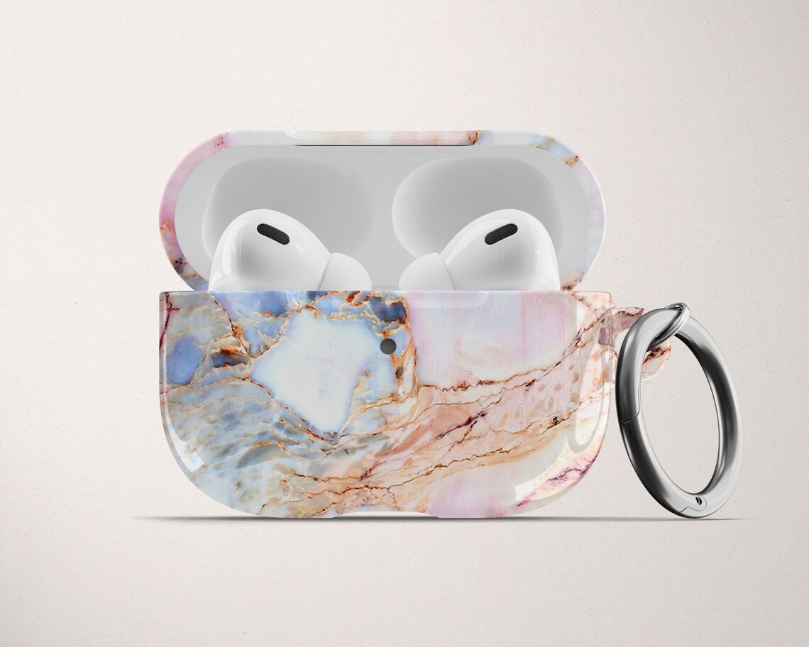 Pink Marble AirPod Pro Case Hard Cover for Airpods Marble Case Cute Air ...