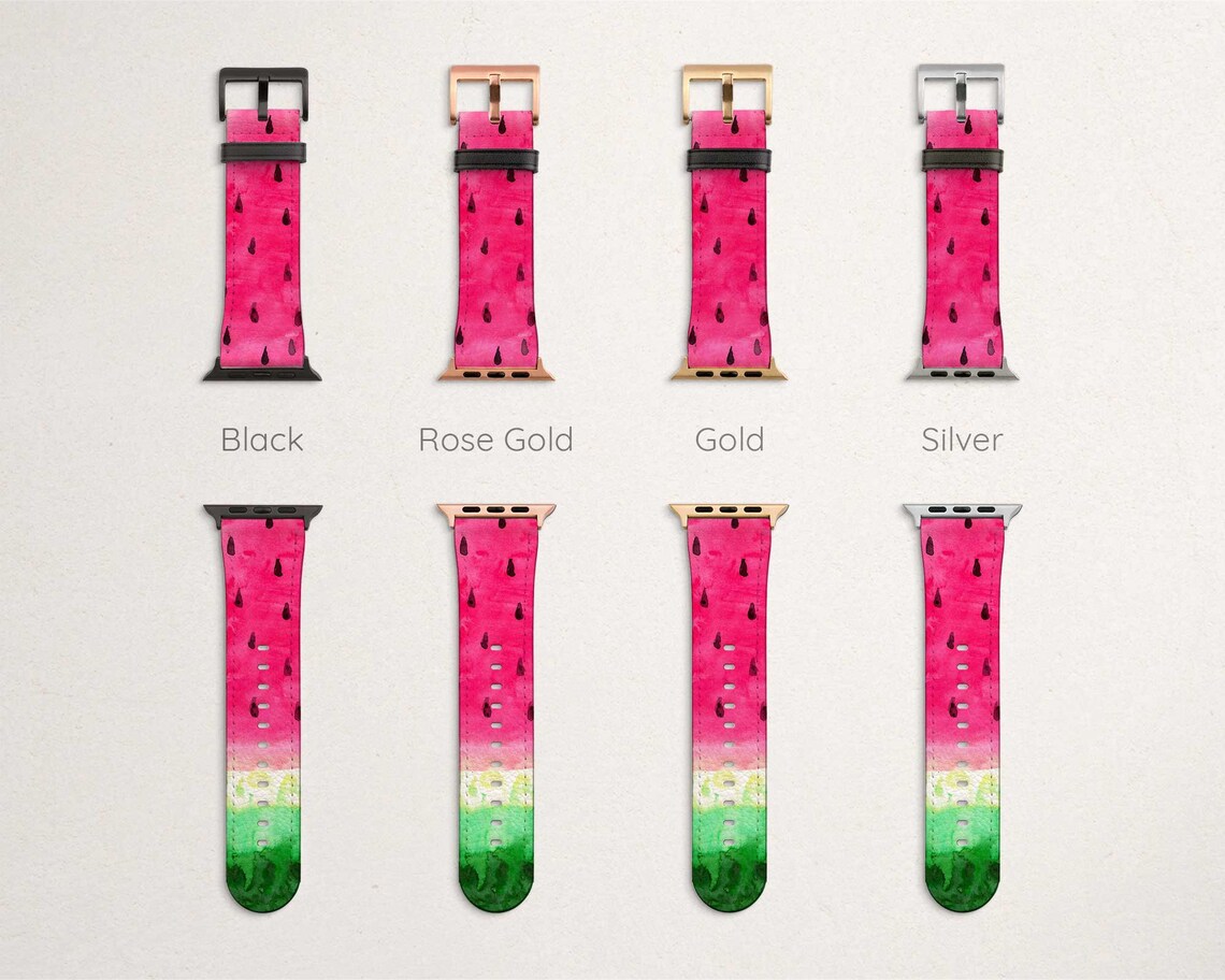 Tropical Apple Watch Strap Watermelon Apple Watch Band 38mm - Etsy