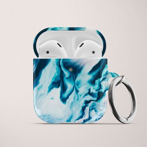 Blue Marble AirPod Case for Airpods Pro Hard Cover With Keychain Apple ...
