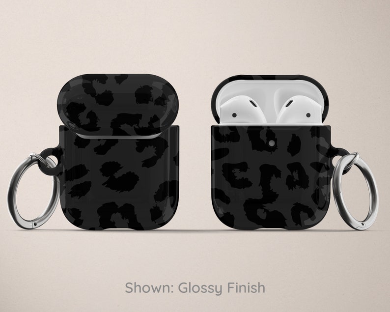 Black Cheetah Print AirPod Case for Airpods Pro Hard Cover With ...