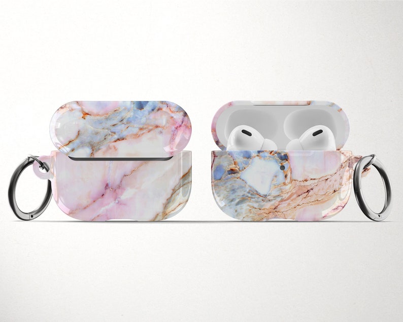 Pink Marble AirPod Pro Case Hard Cover for Airpods Marble Case Cute Air ...