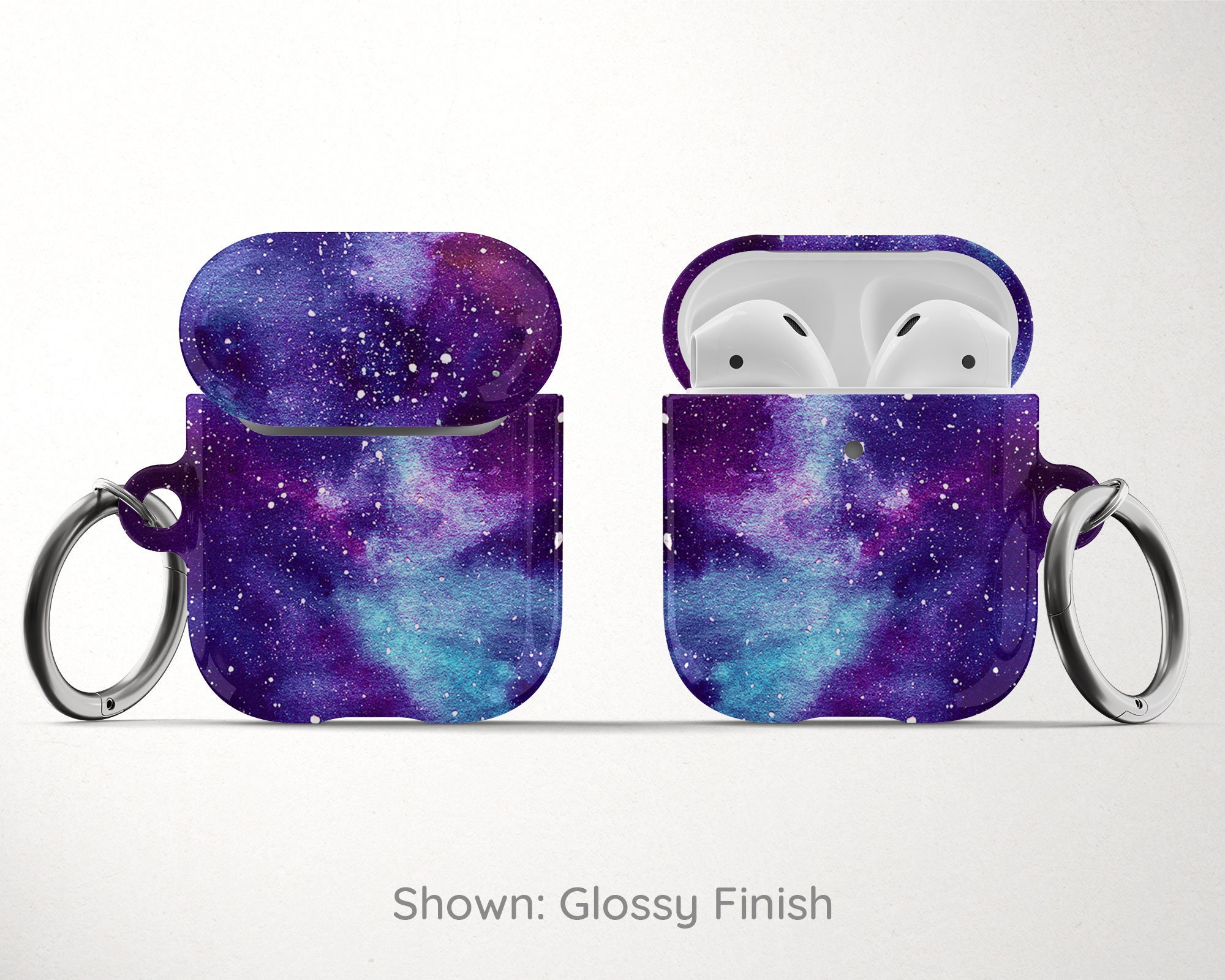 Purple Outer Space Airpod Case for Airpods Pro Hard Cover With | Etsy