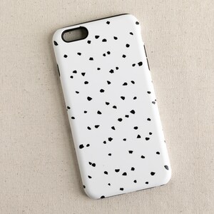 Minimalist Black and White Spots Google Pixel Case Abstract Dots Pixel ...