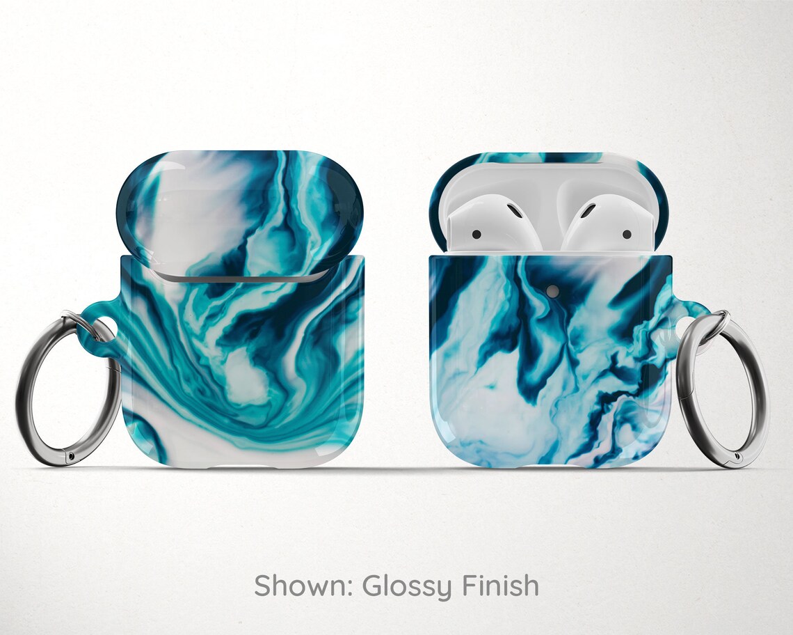 Blue Marble AirPod Case for Airpods Pro Hard Cover With Keychain Apple ...