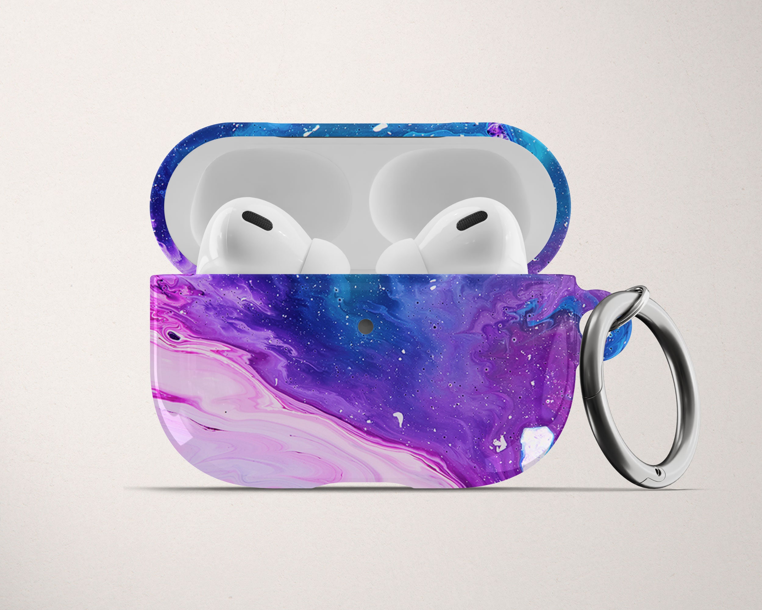 Pink Purple Paint Splatter Airpod Case for Airpods Pro Hard | Etsy