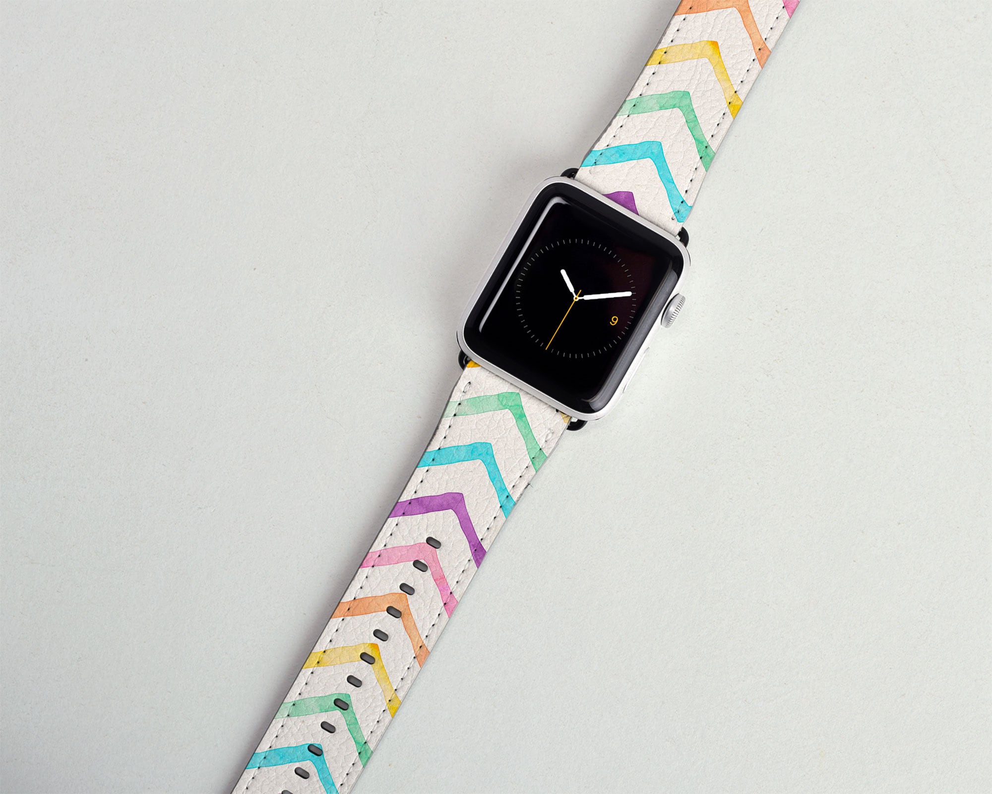 Rainbow Apple Watch Band With Matching Iphone Case Set Pastel - Etsy