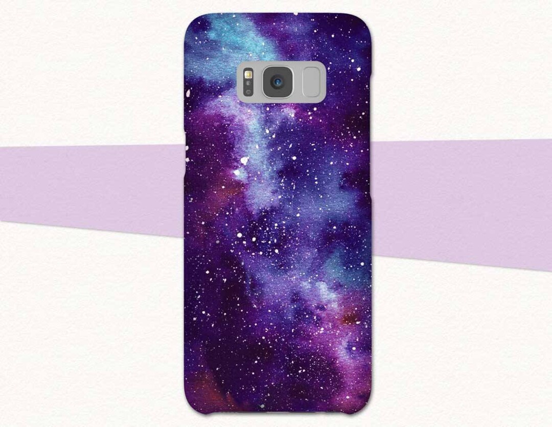 Purple Galaxy S21 Phone Case Galaxy S20 Outer Space Galaxy S8 S10 Plus ...