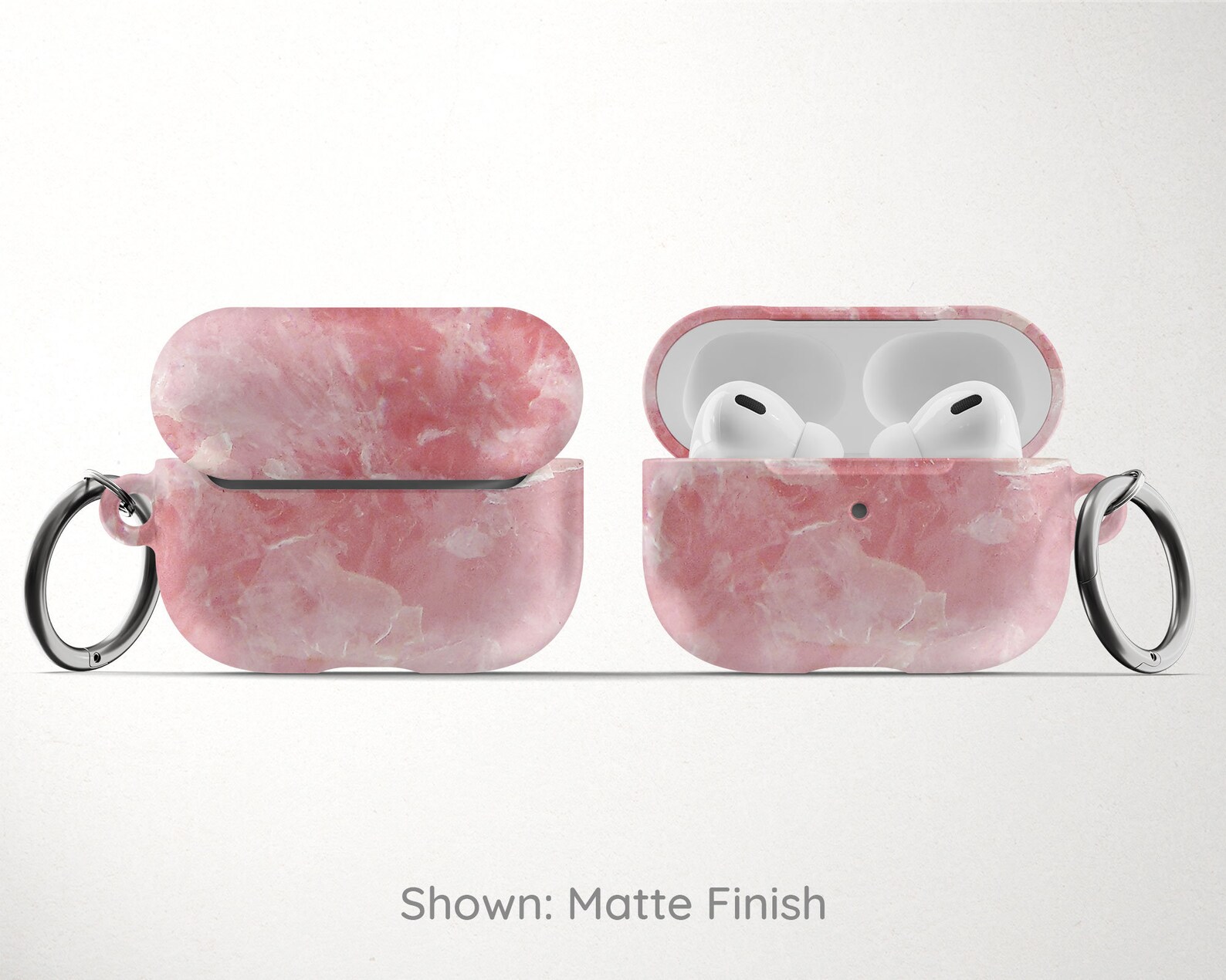 Rose Quartz Airpods Pro Case for Airpods Hard Cover With Keychain Apple ...