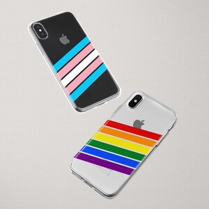 Trans Pride Phone Case 12 Pro Max iPhone 11 Case Clear XR - Etsy