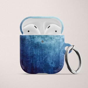 Blue Ombre AirPod Case Apple Airpods Pro Hard Cover With Keychain Blue ...