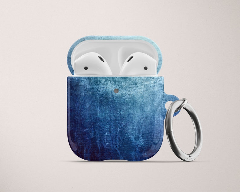 Blue Ombre Airpod Case Apple Airpods Pro Hard Cover With | Etsy
