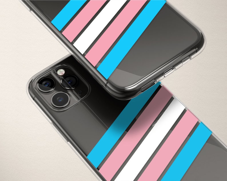 Trans Pride Phone Case 12 Pro Max Iphone 11 Case Clear XR - Etsy