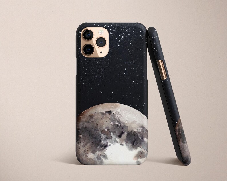 IPhone 11 Pro Case Black Moon and Stars iPhone 11 Case Celestial iPhone ...