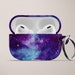 Purple Outer Space AirPod Case for Airpods Pro Hard Cover With Keychain ...