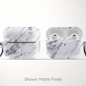 Marble Airpods Pro Case for AirPod Cute Hard Cover With Keychain Apple ...