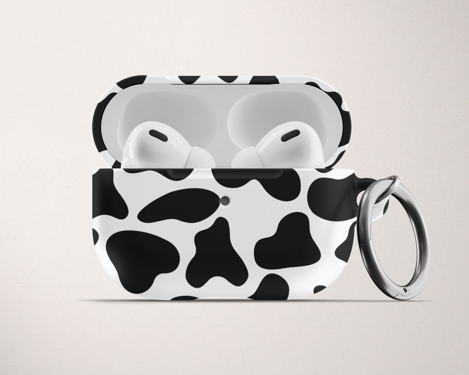 Cow Print Apple Airpod Case Airpods Pro Hard Plastic Case | Etsy