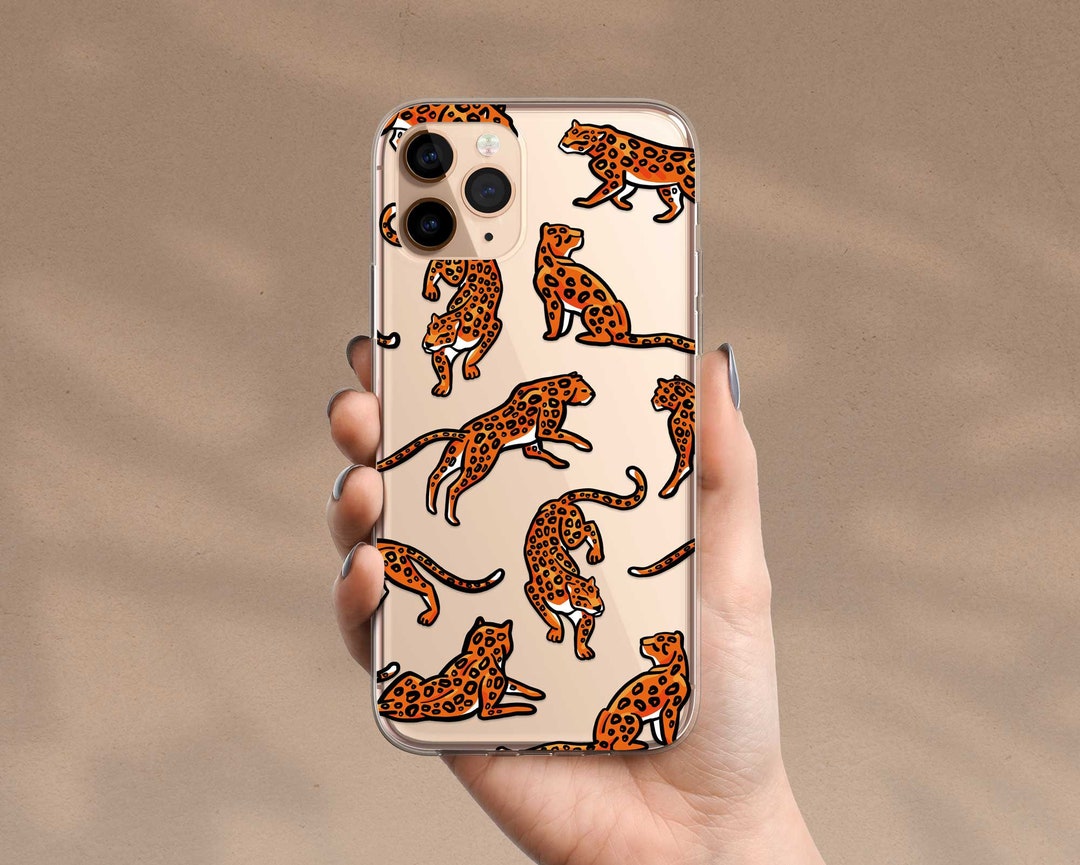 Cheetah Clear Case for iPhone 15 Pro Max 14 Plus 13 12 11 Samsung ...