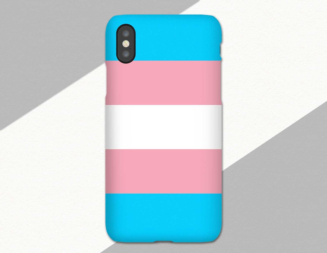 Transgender Pride Transgender Flag Phone Case Trans Queer | Etsy
