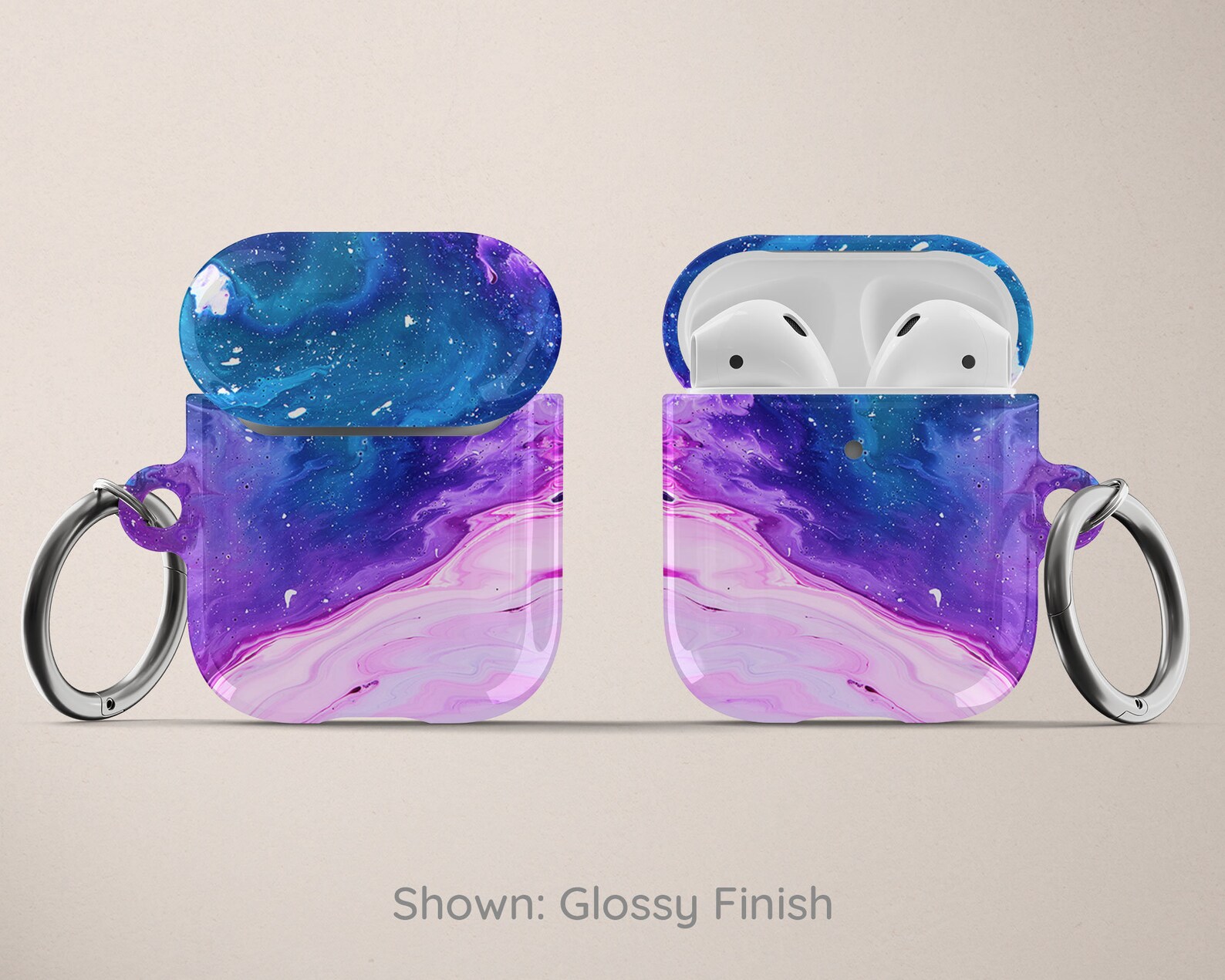 Pink Purple Paint Splatter Airpod Case for Airpods Pro Hard | Etsy