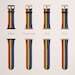 Black and Rainbow Striped LGBTQ Pride Apple Watch Band Gay Pride Apple ...