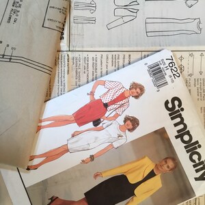 1991 Simplicity 7622 Sizes 6 8 10 Misses' Pencil Dress - Etsy