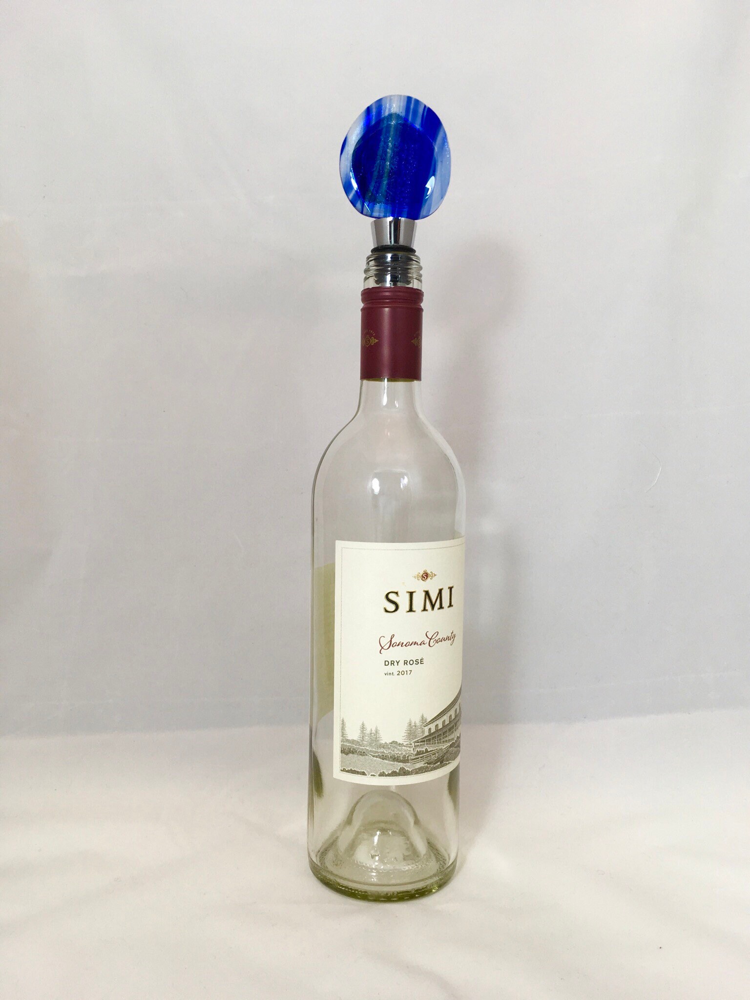 Glass Wine Bottle Topper Unique Hostess Gift - Etsy