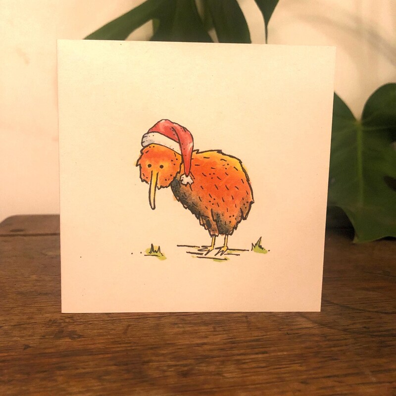 Kiwi Santa Hat - Etsy