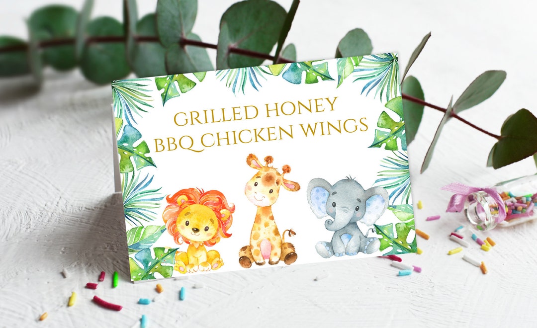 EDITABLE Buffet Sign, Buffet Tent Card, Printable Food Card, Food ...