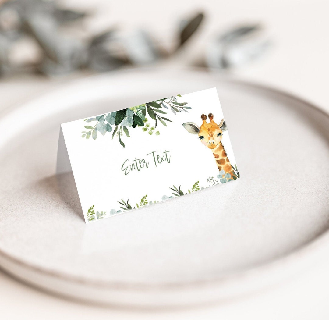 EDITABLE Buffet Sign, Buffet Tent Card, Printable Food Card, Place ...