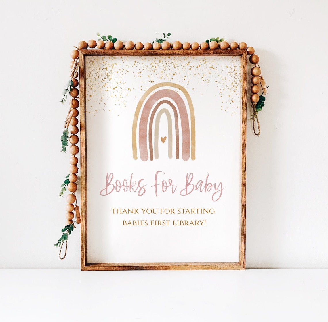 Books for Baby Sign Printable Baby Shower Book for Baby Sign | Etsy