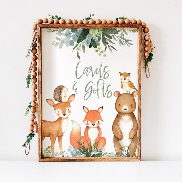 Woodland Table Decor - Etsy