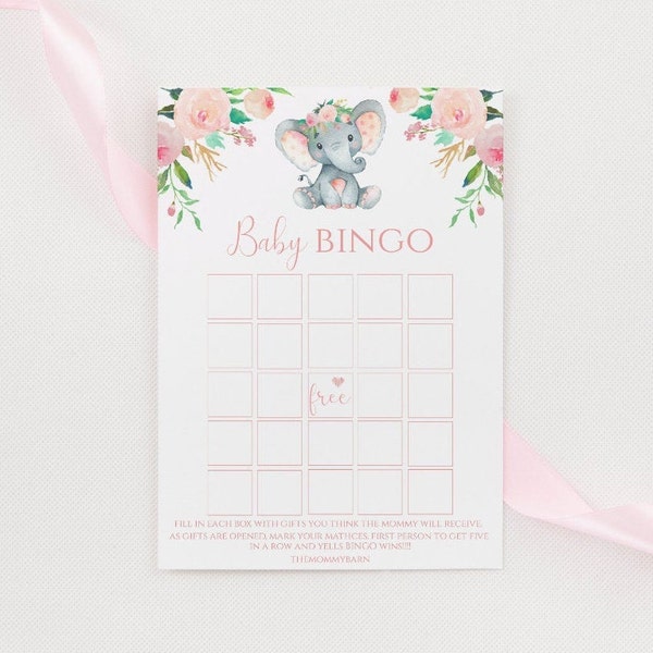 Baby Shower Bingo - Etsy