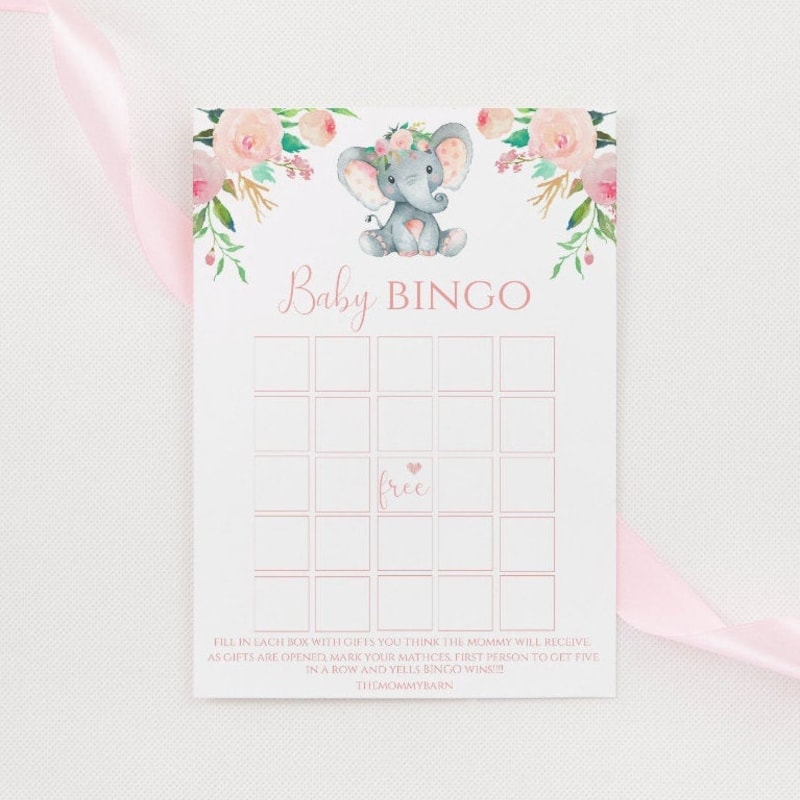 Baby Shower Bingo - Etsy