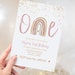 Editable Boho Rainbow Photo Banner First Birthday Modern 12 - Etsy