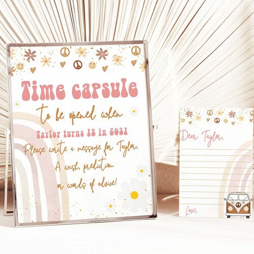 Groovy One Retro Welcome Sign Retro Hippie Van Birthday - Etsy