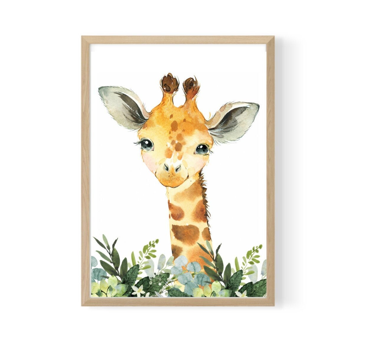 Art & Collectibles Prints Digital Prints zoo animal gift Giraffe ...