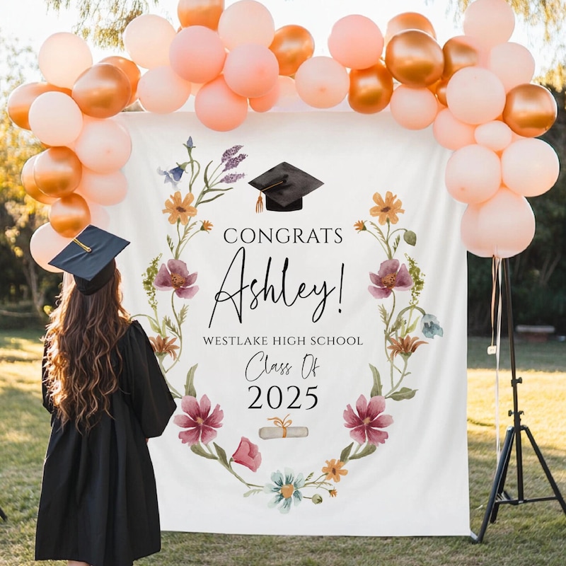Graduation Backdrop - Etsy