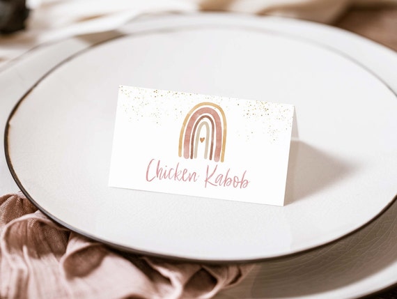 EDITABLE Buffet Tent Card Printable Food Card Place Cards - Etsy