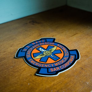 U.S. Navy Search and Rescue Emergency Medical Technician SAR Corpsman ...