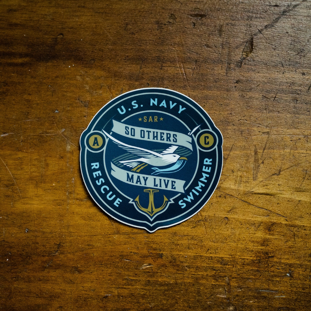 Navy Search and Rescue Swimmer SAR Naval Aircrew Swim Anchor Dove ...