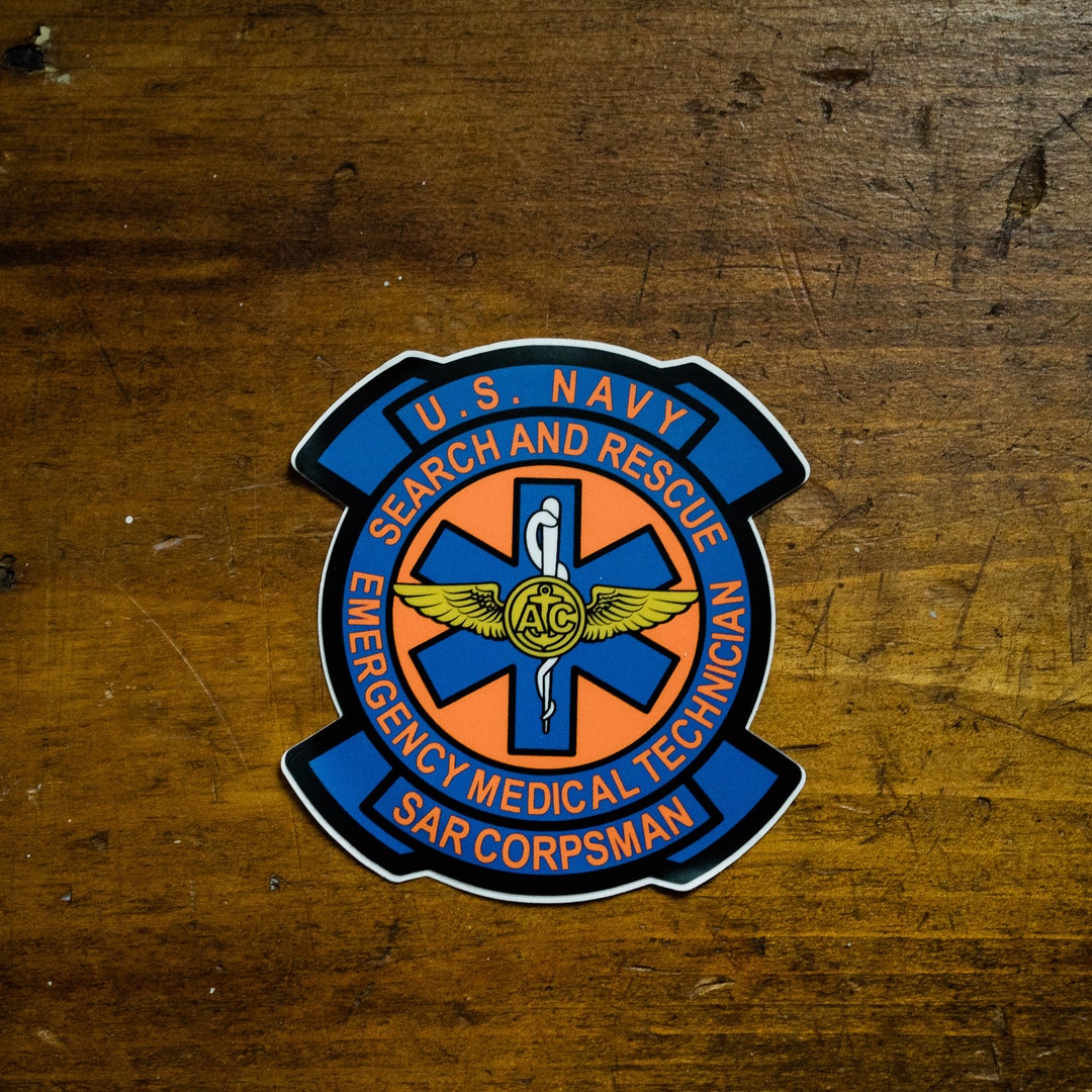 U.S. Navy Search and Rescue Emergency Medical Technician SAR Corpsman ...