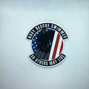 Navy Rescue Swimmer Mask Fins and Snorkel Sticker - Etsy